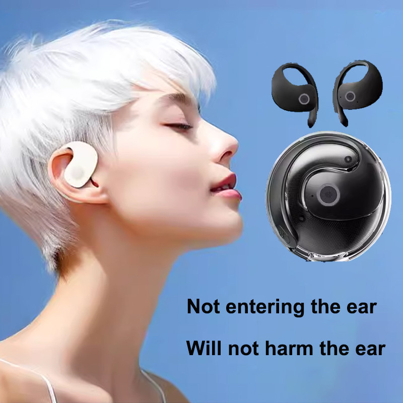 NEW OWS BY01 Wireless Bluetooth 5.3 Bone Conduction Earphones Little Coconut Ball With Mic HiFi ...