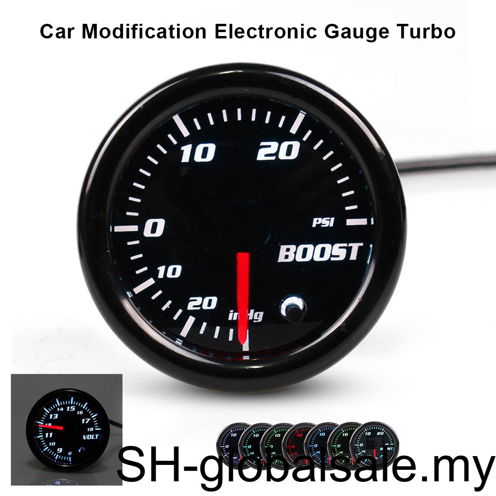 1/2/3/5 Monitor Engines Health With User-friendly Digital Turbos Boost Gauge Easy-to-read Manual ...