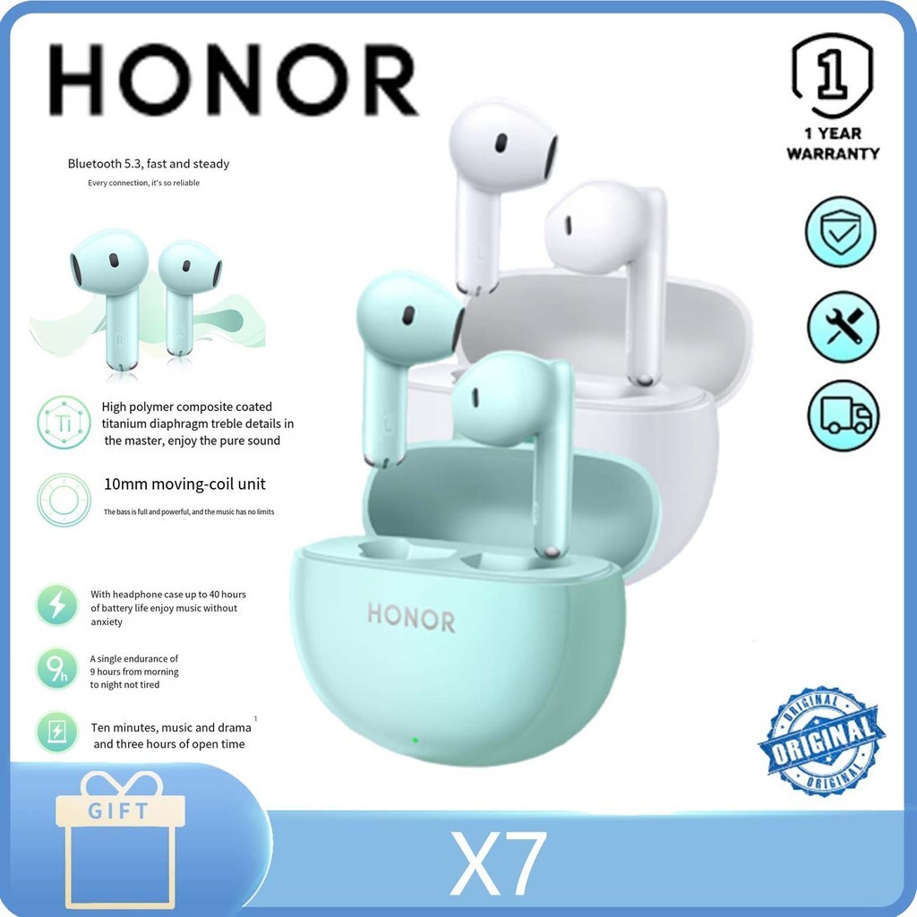 HONOR Earbuds X7 Bluetooth earbuds original wireless semi-in-ear long ...