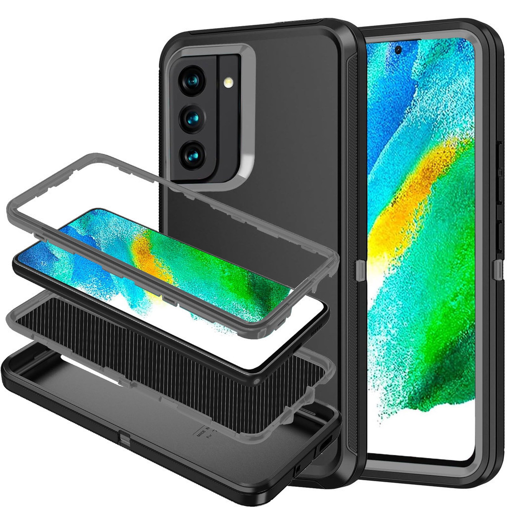 For Samsung Galaxy S24 S23 S22 S21 S20 Ultra Plus Defender Case, Heavy Duty Shockproof Dust/Drop ...