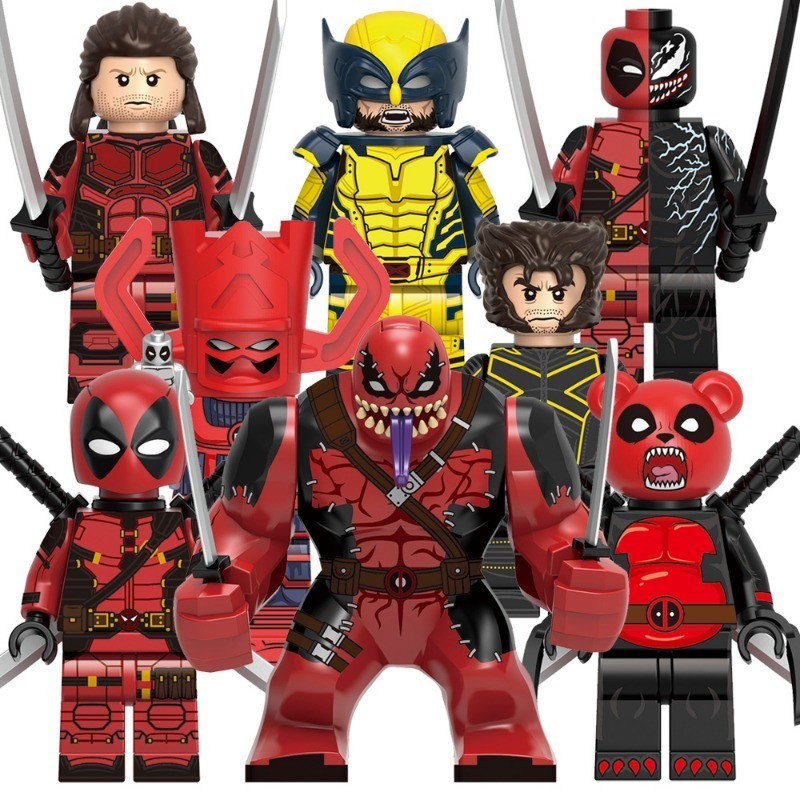 Dead VenomPool Wolverine Galactuspool Collection Super Hero Movie Mini ...