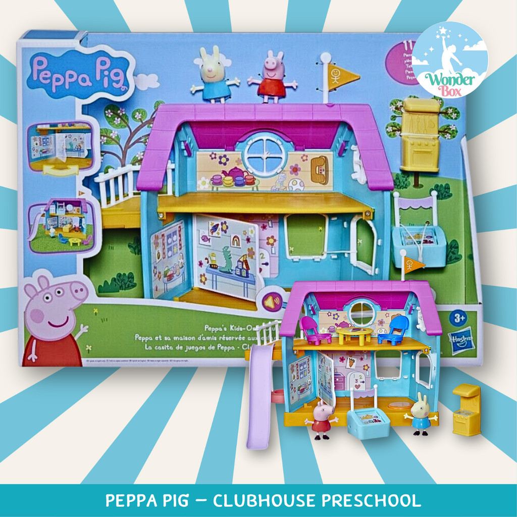 Peppa Pig Kids Clubhouse Playset Play Set | Shopee Malaysia