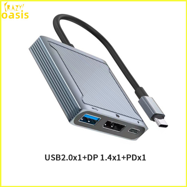 OAS USB C Docking Station 100W Charging Station USB Type-C To USB DP PD ...