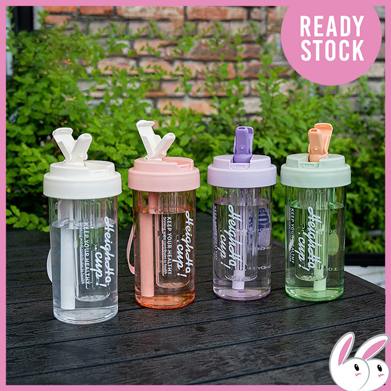 [BB] 600ML Popular Handy Cup Style Fruit Tea Cup Portable Plastic Cup ...