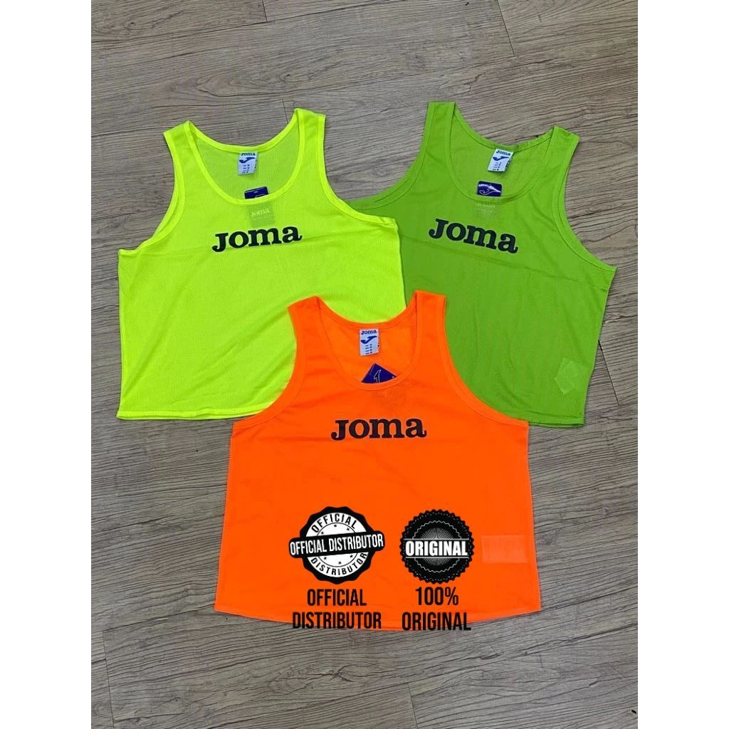 JOMA JERSEY LATIHAN BIBS (NEON HIJAU / HIJAU GELAP / OREN ) | Shopee ...
