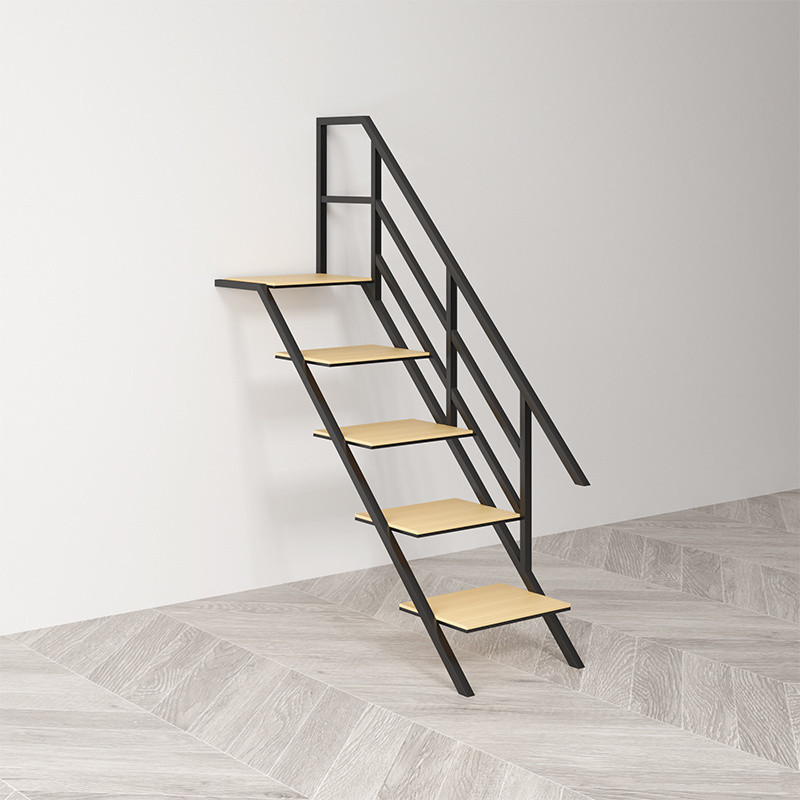 Stairs of Attic Elevated Bed Stairs Dormitory Stairs Straight Ladder ...