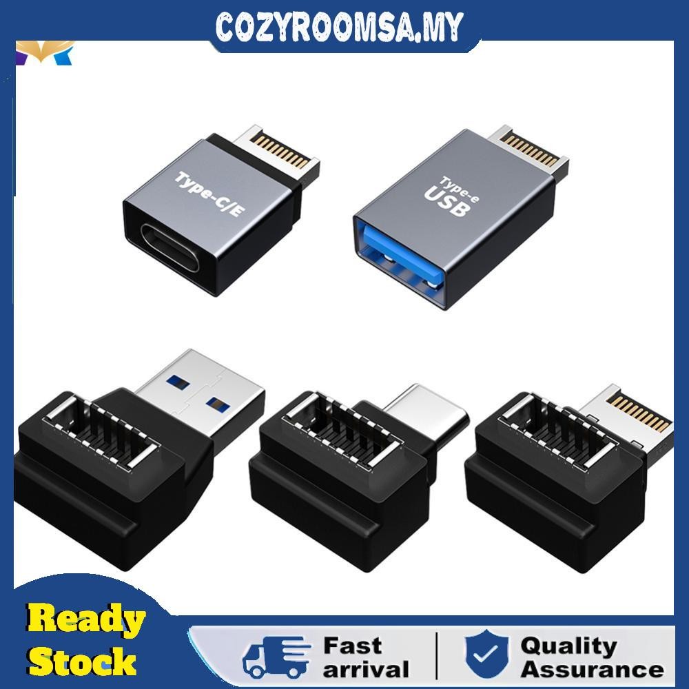 Motherboard Type E to Type C/USB Adapter Desktop Computer PC Connector ...