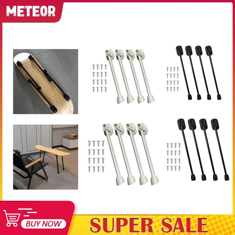 [meteorMY] 4 Pieces Foldable Table Legs DIY Extended Legs Portable ...