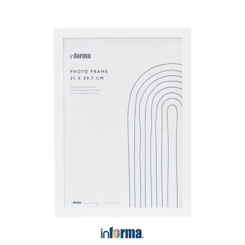 PUTIH Informa A4 Photo Frame - White Aesthetic Frame Photo Frame ...