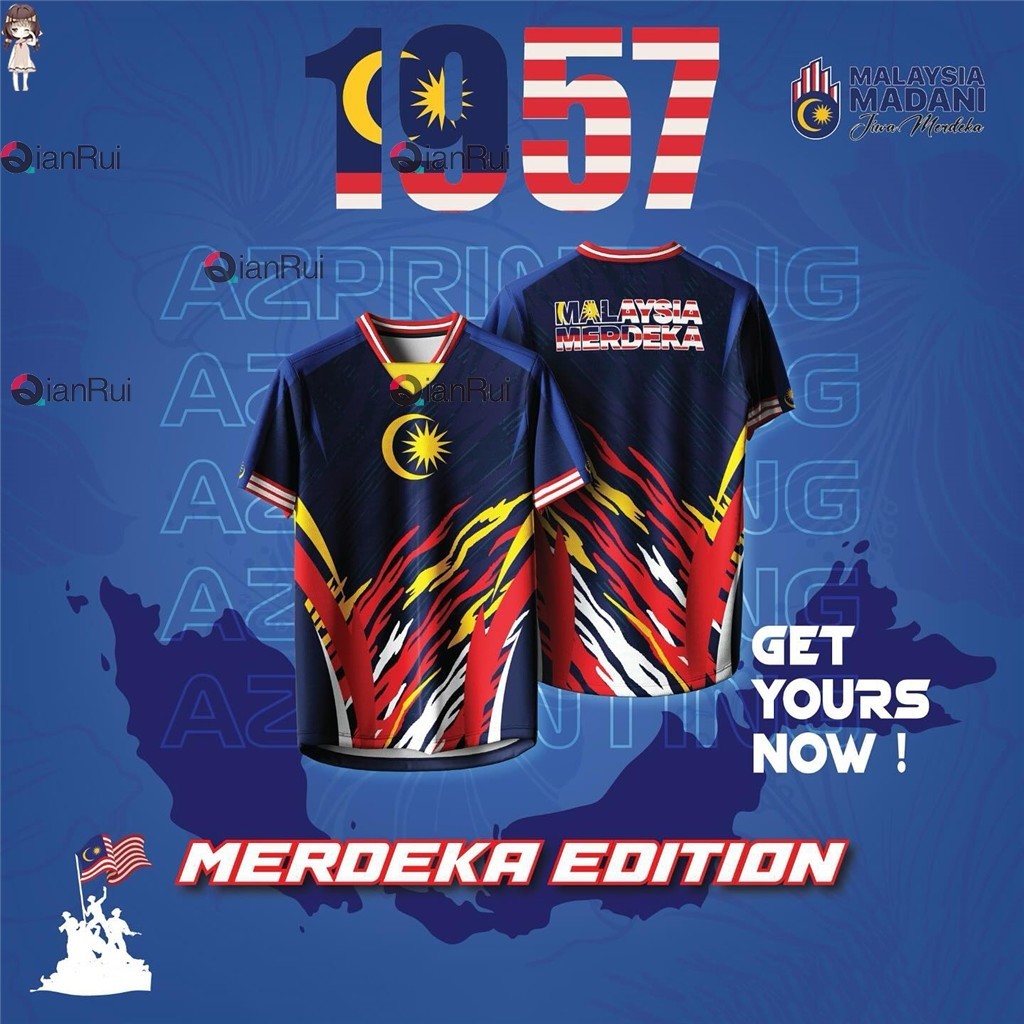 Merdeka 67 Baju T-shirt Sports Top 2024 T-SHIRT MALAYSIA MERDEKA 67 ...