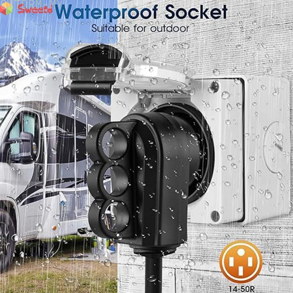 Compact RV Power Outlet Box 50Amp 125/250V For RVs Generators Welding ...