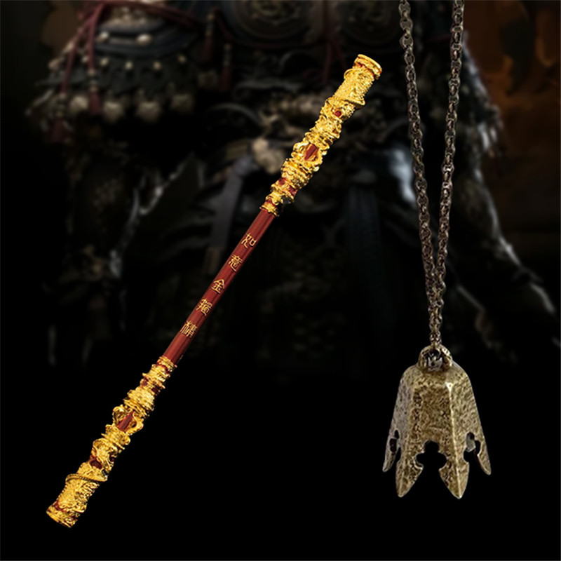 Black Myth Game Merchandise Sun Wukong Ruyi Jingu Bang Monkey King's Weapon Alloy Figurine Gamer ...