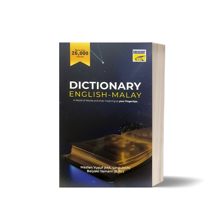Crescent Dictionary English - Malay More Than 26,000 Entries 2024 ...