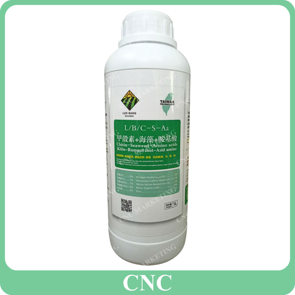 1L Luo Bang Rambo Trinity Chitin Seaweed Amino Acid Kitin Rumpai Asid Water Soluble Fertiliser ...