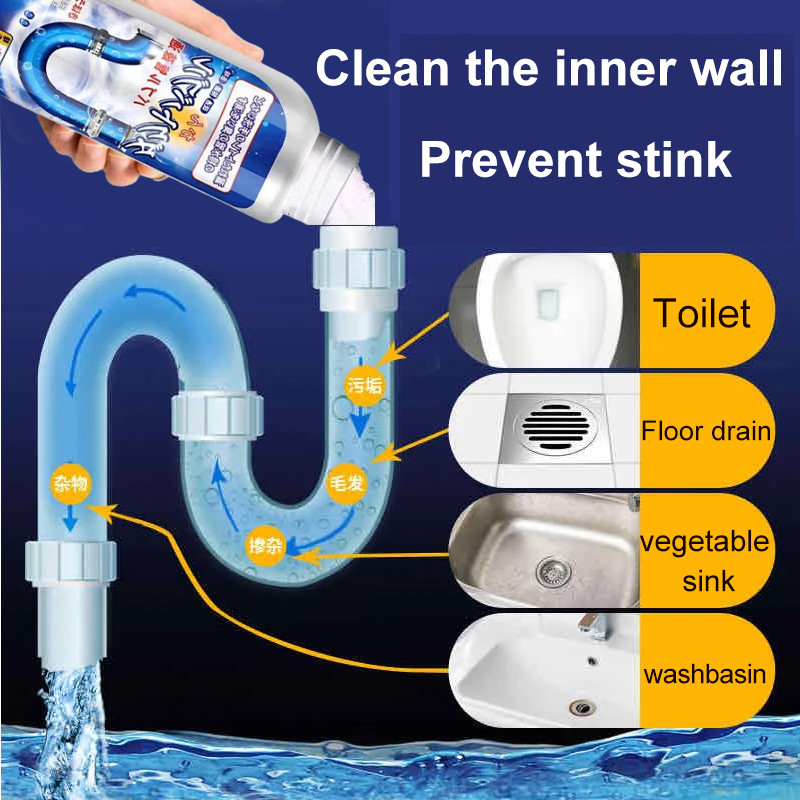 Clear blocked pipes in 1 second Drain clog remover heavy duty ...