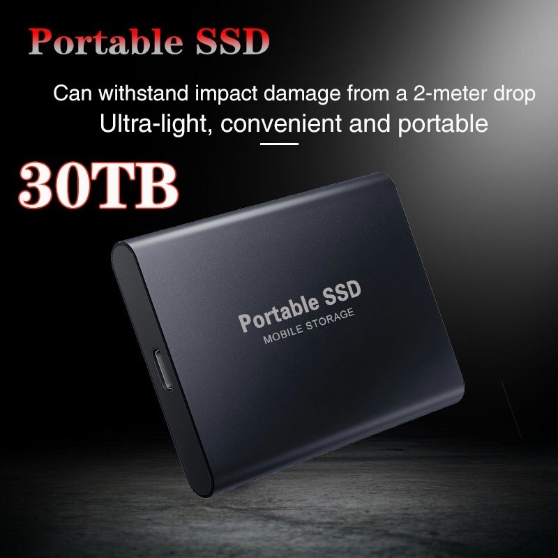 External Hard Drive 4TB/8TB/16TB External Hard Drive 30TB Portable ...