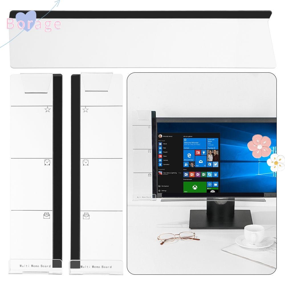 BORAGE Desktop Organization Acrylic Monitor Display Screen Message ...