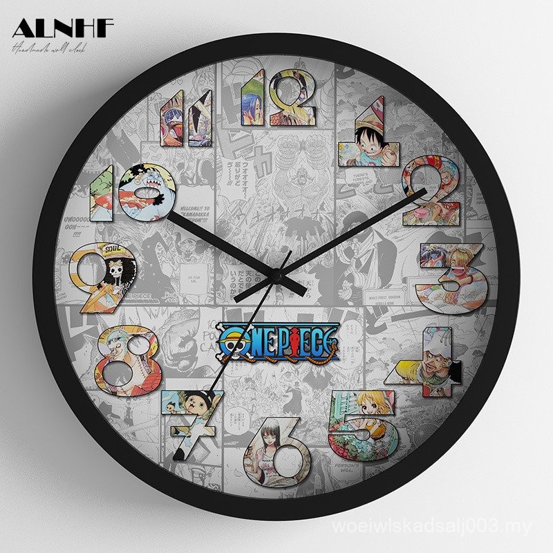 Two-Dimensional Animation One Piece Wall Clock King of the Sea Pocket ...