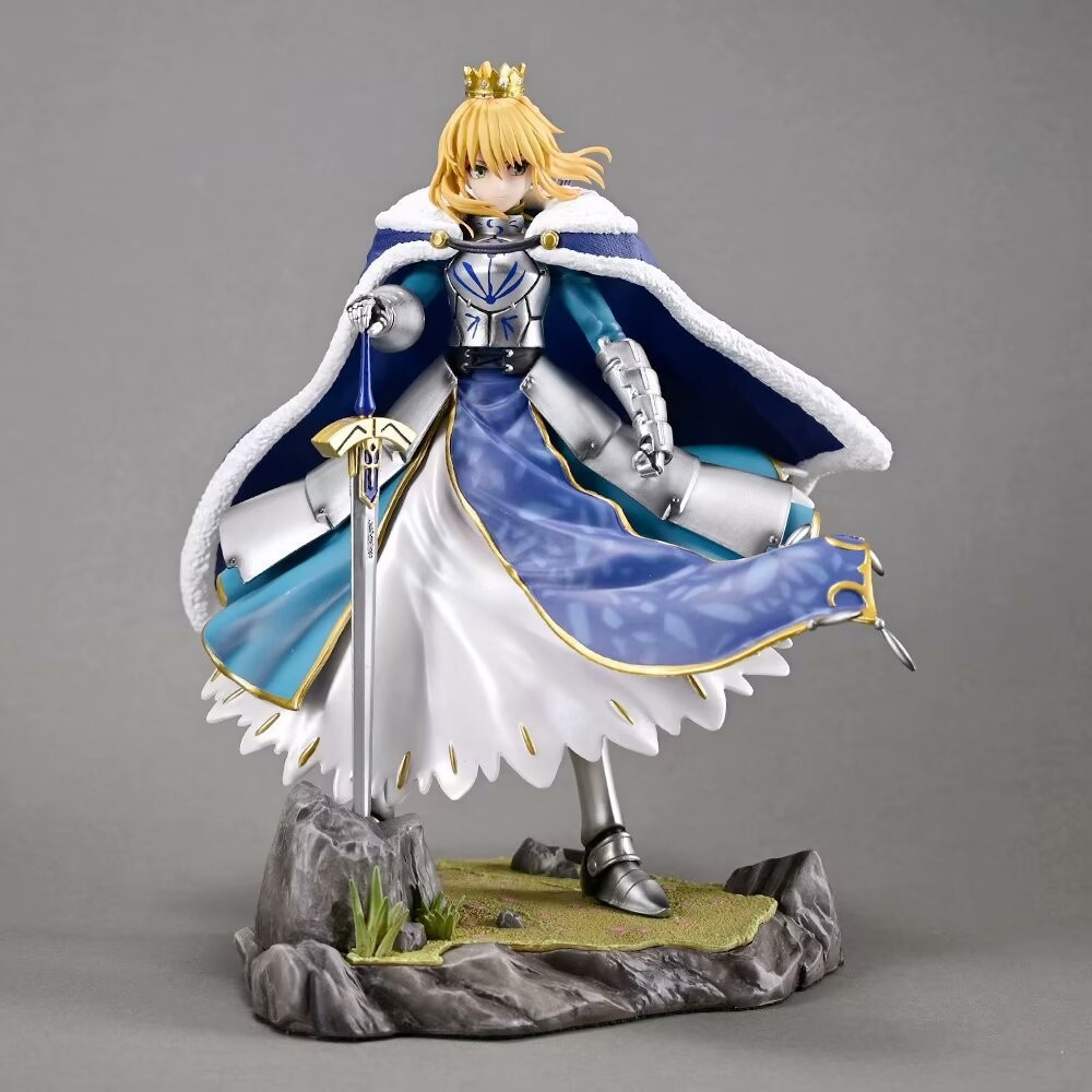 27CM Anime Fate Stay Night Altria Pendragon Figure Pvc Staute Model ...
