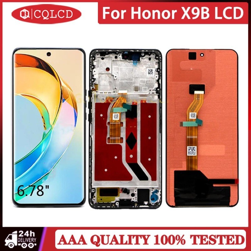 For HONOR X9b LCD Display Touch Screen Digitizer Panel Full Assembly ...