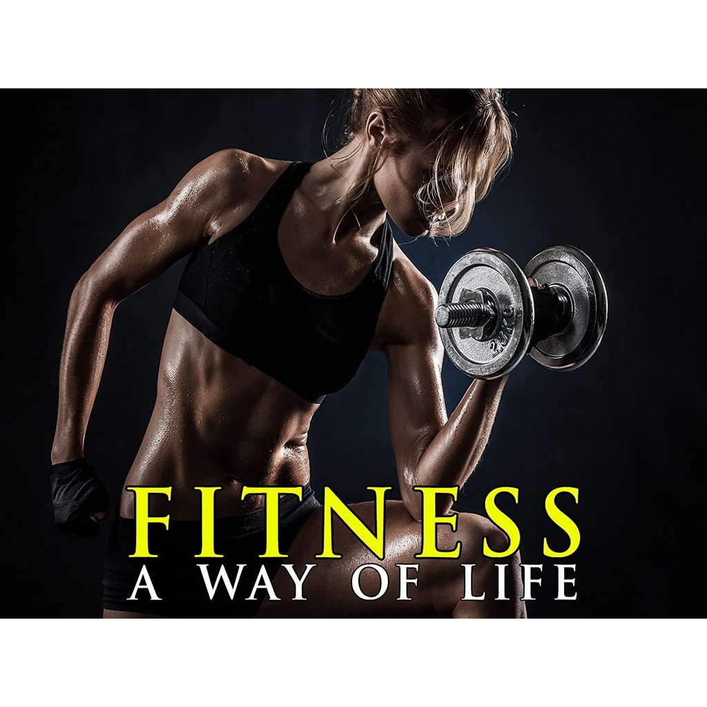 Fitness Model Poster Female Bodybuilder Workout Motivation SGV FBH ...