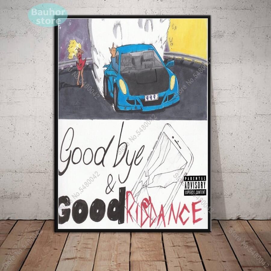 Juice WRLD Art Poster R.I.P Rapper Star Music Album Cover Posters and ...