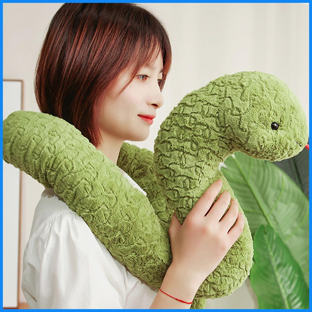 Real Looking Stuffed Snake Realistically-Detailed Prank Toy Snake Real ...
