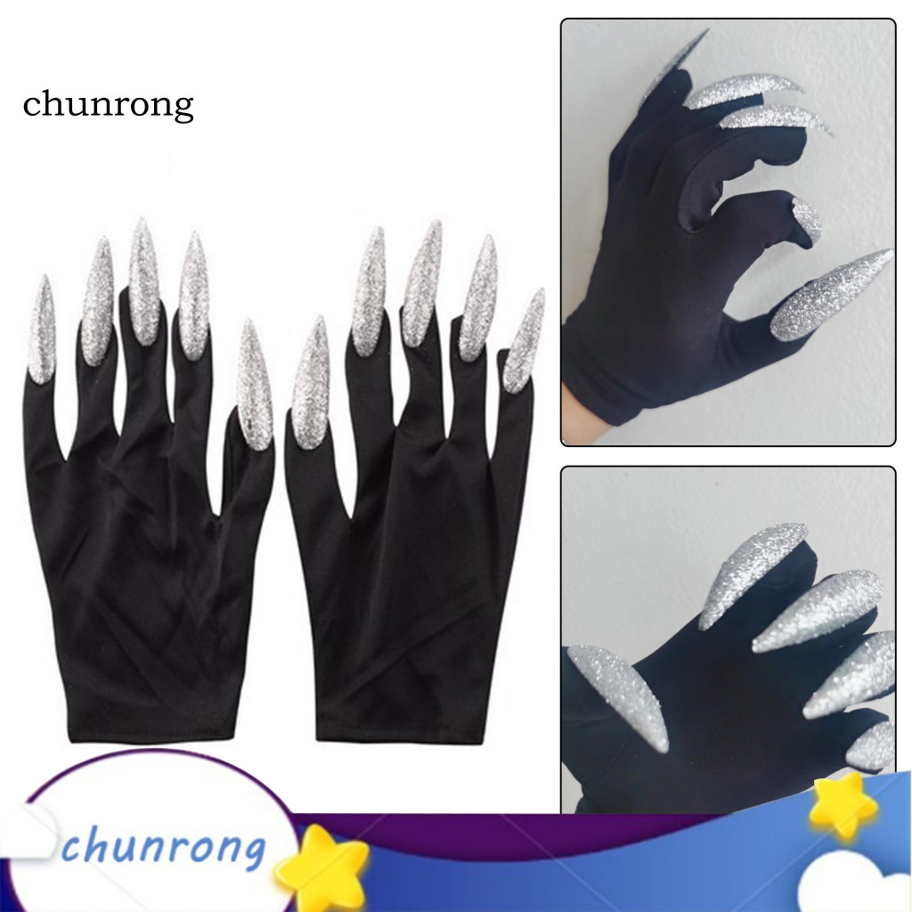Witch Cosplay Gloves Halloween Witch Gloves Sparkly Witch Gloves for ...