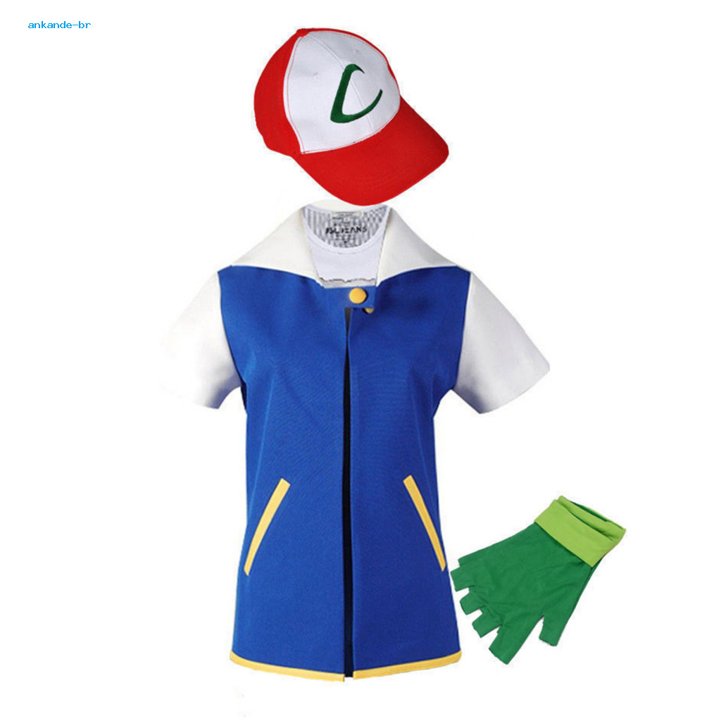 Ake- Attention-grabbing Cosplay Ensemble Role-playing Costume Anime Ash ...