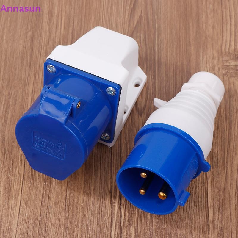 Annasun IP44 16A 32A Waterproof Industrial Apparatus Reverse Plug 3P 4P ...