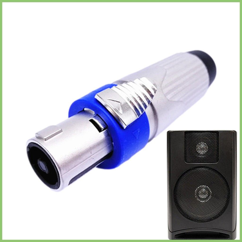 Audio Amplifier Adapter Portable Audio Plug Twist Locks Cable Amplifier ...