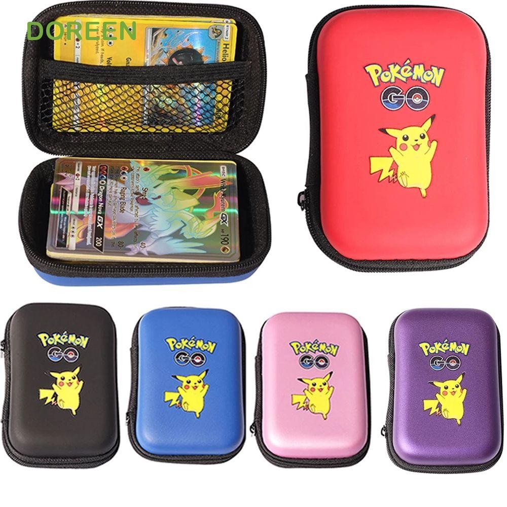 DOREEN Pokemon Cards Holder 50 Capacity Data Cable Case Hard Case Gx ...