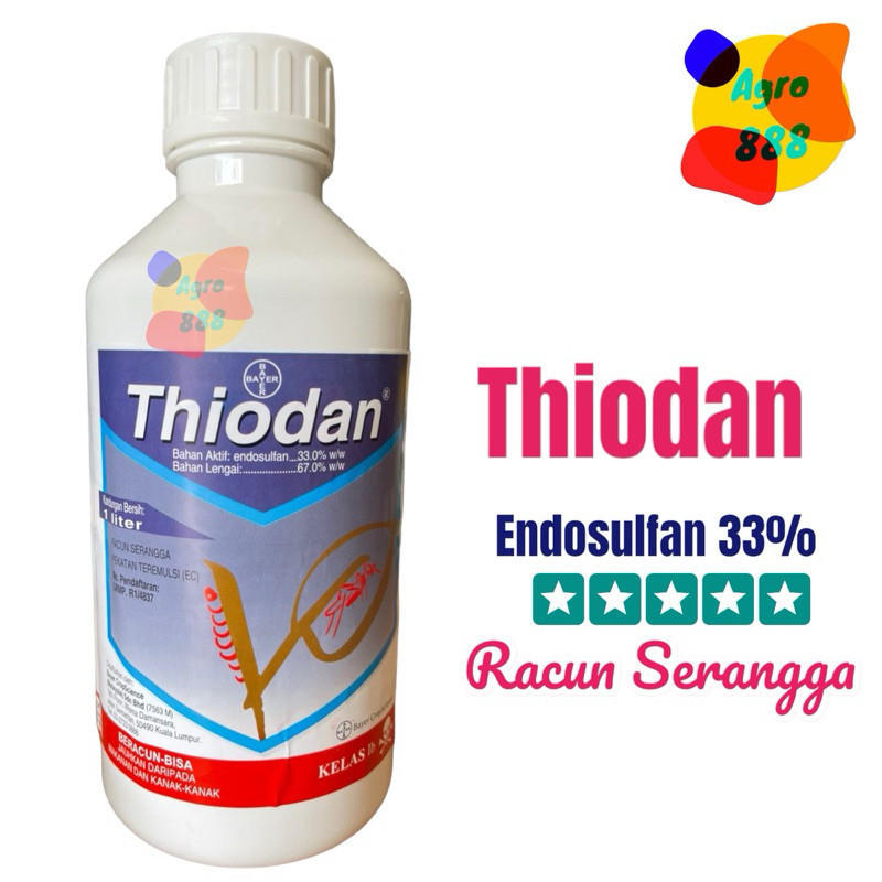 THIODAN 1Liter/Racun Serangga/Endosulfan 35%/READY STOCK | Shopee Malaysia