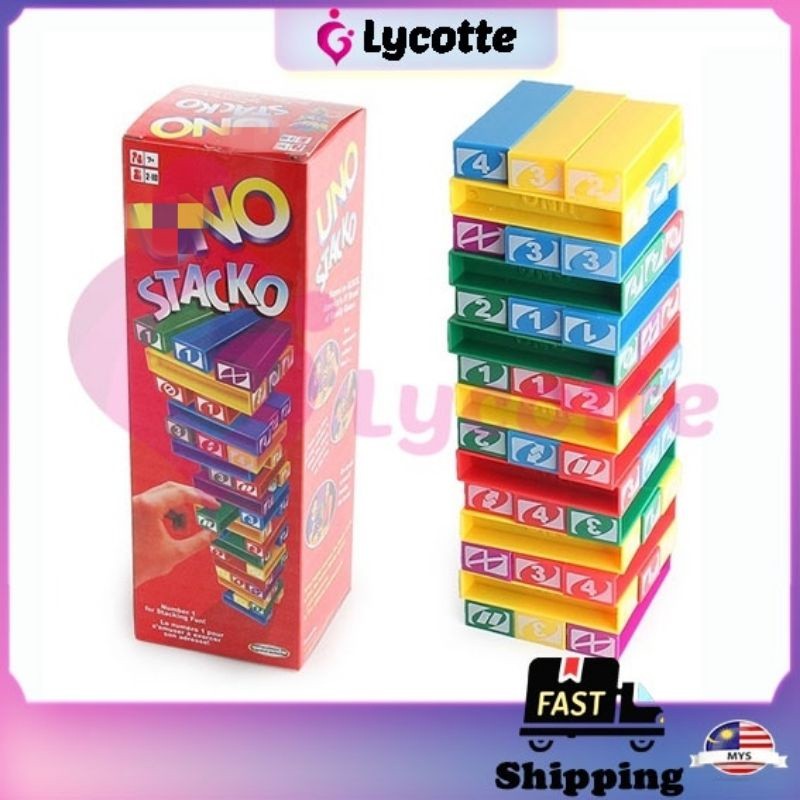 STACKO Stacking Block Game/Toys/Family Game | Shopee Malaysia