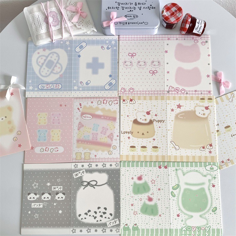 10 Pcs/Pack Korean Style Kpop Photo Card Back Packaging Card Set Album ...