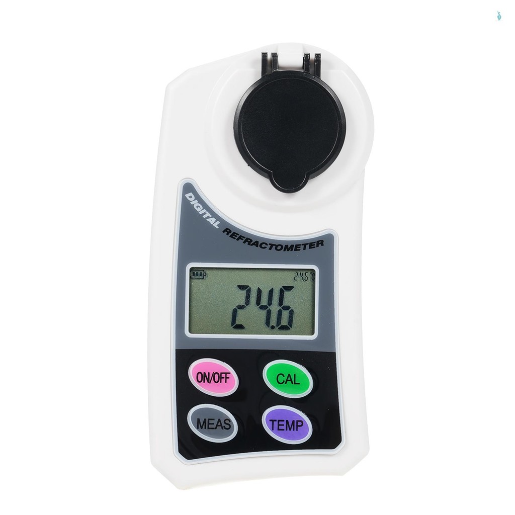 EMSZ-J LCD Digital Brix Refractometer Portable Handheld Honey ...