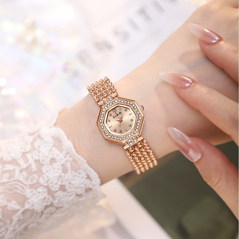 Elegant Luxury Watches for Men and Women Unique Stainless Steel Octagon ...