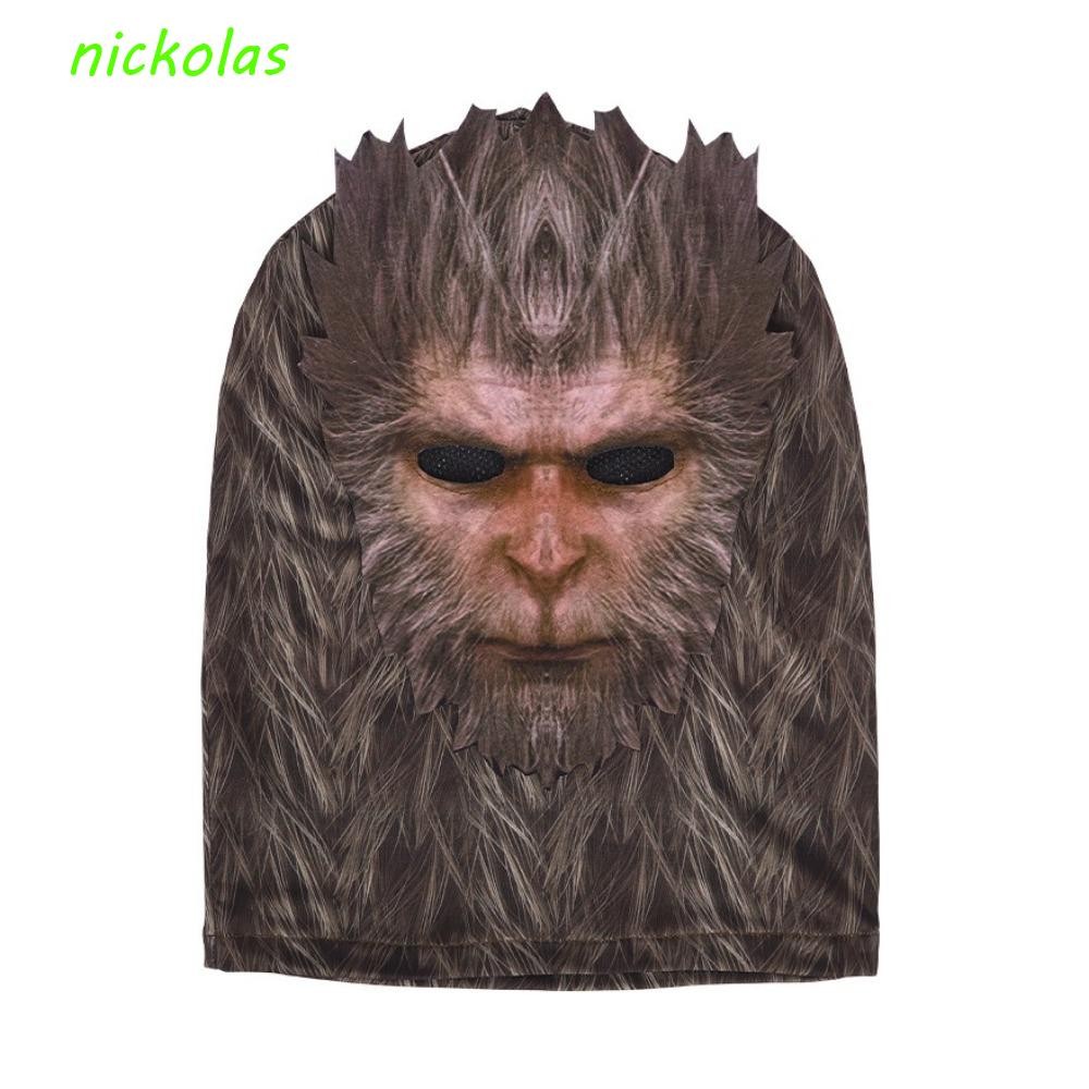 NICKOLAS Black Goku Headgear, Monkey King Novelty Black Myth Wukong ...