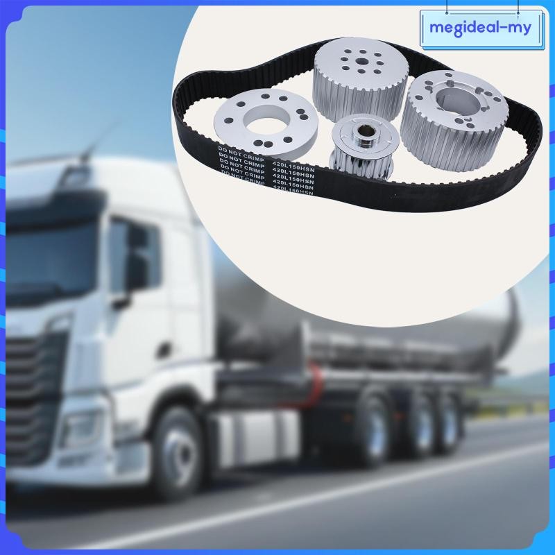 [MEGIDEALMY] Car Belt Drive Pulley Kit Alternator Pulley Water Pump ...