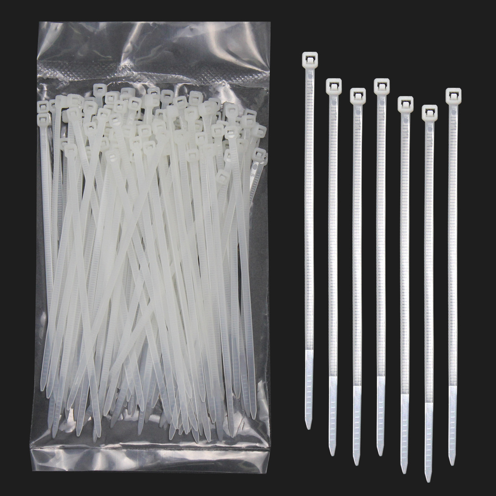 100Pcs 4 Inch Cable Zip Ties Heavy Duty, Durable Self-Locking Wire Ties ...