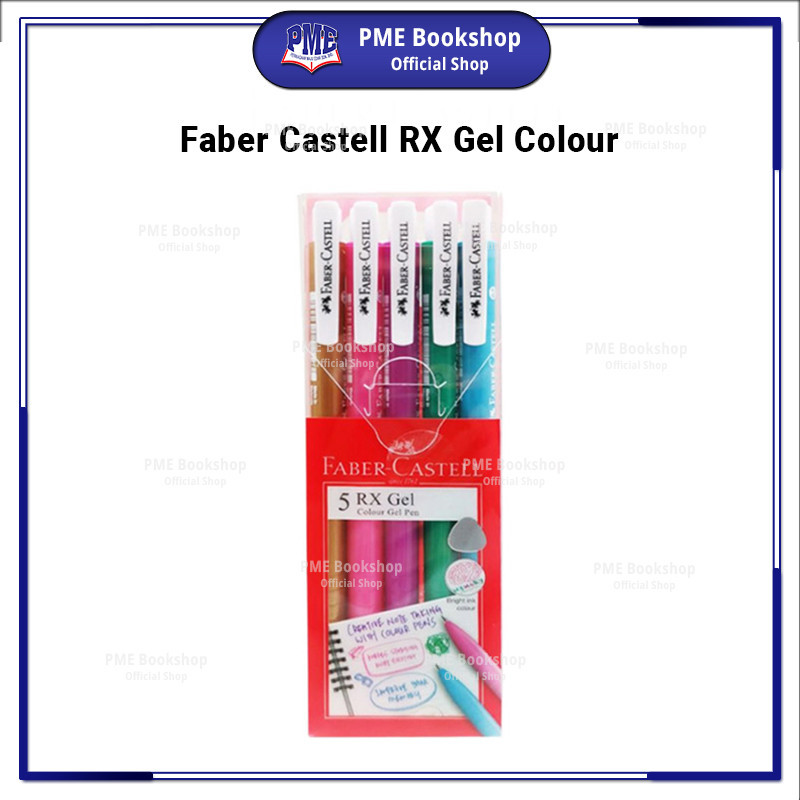 【PME Bookshop】 Faber-Castell Colour RX Gel Pen 0.7MM - Fast Dry ...