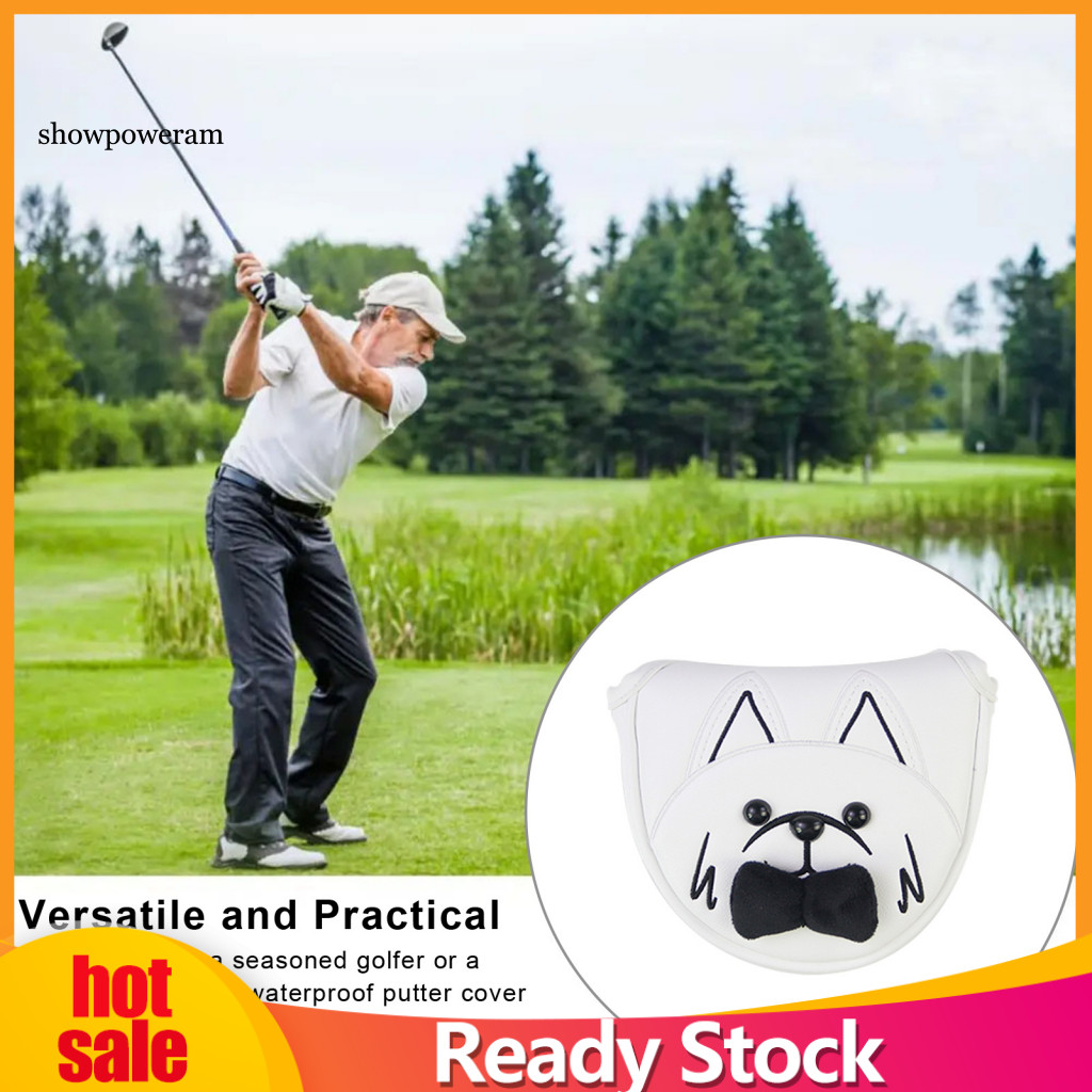 SPM Putter Headcover Golf Putter Cover Waterproof Waterproof Cartoon ...