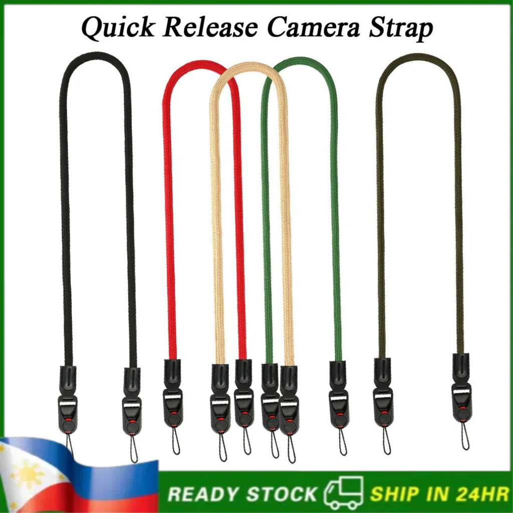 Universal Nylon Rope Sling Quick Release Camera Wrist Neck Strap ...