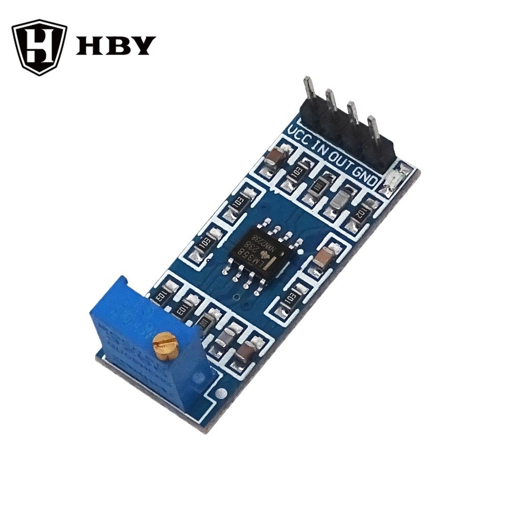 lm358 module LM358 100 Times Gain Signal Amplification Amplifier ...