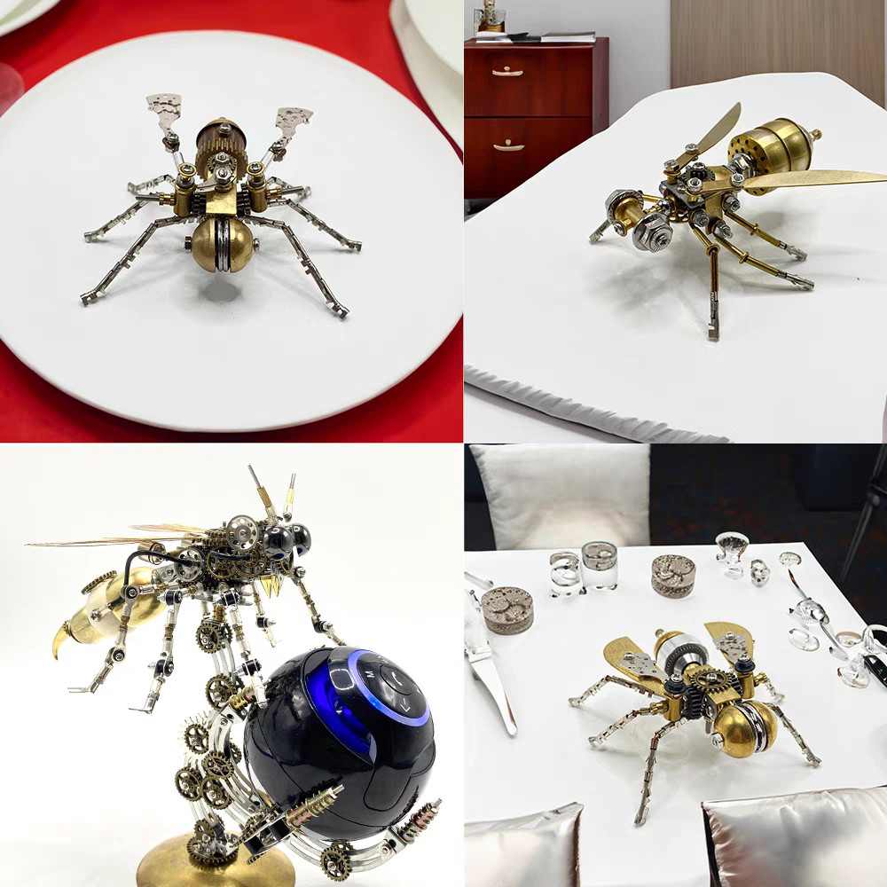 Steampunk Mechanical Insect Bee Hornet Hornet Hornet Model Handmade ...