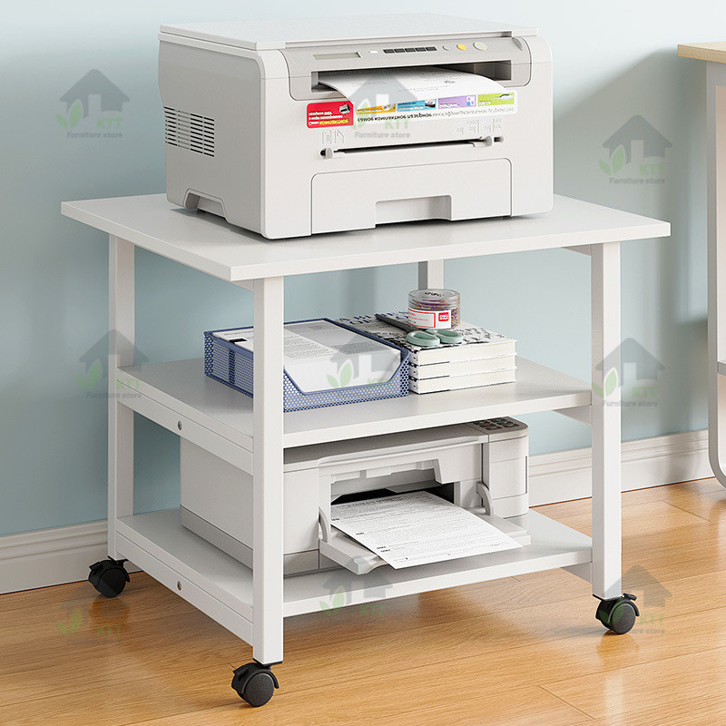 Portable Printer Storage Rack Floor Small Multi-Layer Copier Bracket ...