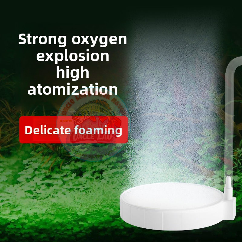 Aquarium nano gas disk stone oxygen pump air refiner silent oxygen head ...