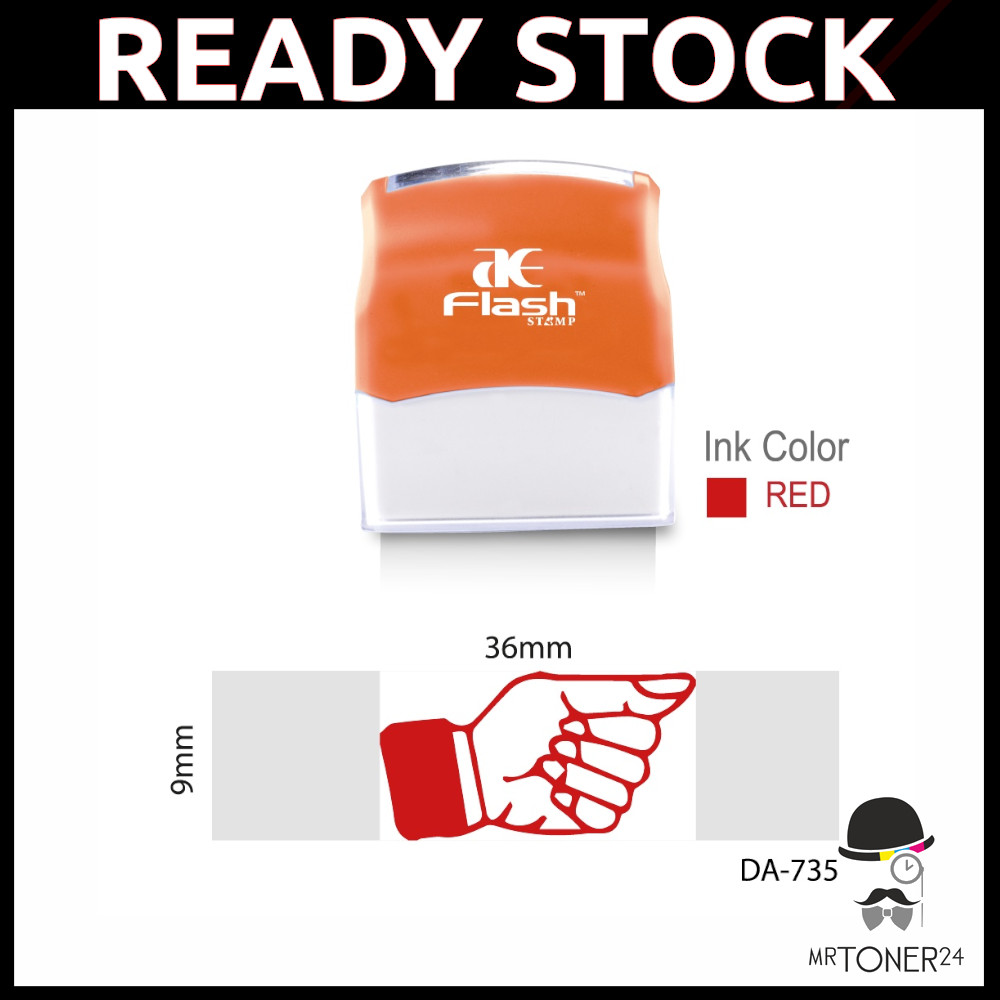 (THUMB POINT RIGHT ) AE Ready Made Stamp / Ready Made Chop / Stock ...