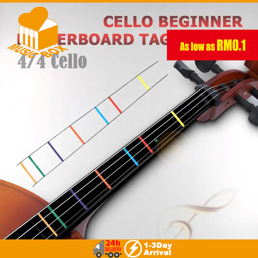 4/4 Violin Fingerboard Sticker Chart Fretboard Note Tape Finger Guide ...