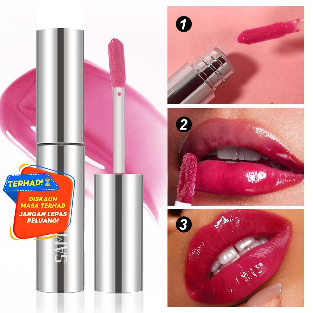 Sam Sugar Punk Juice Lip Gloss: Red, Black Mirror, Light Glaze, Sexy ...